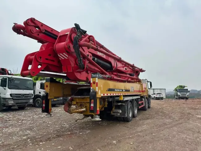 2020 2021 2022 Second Hand 62m Sany Concrete Boom Pump with Beton Chassis