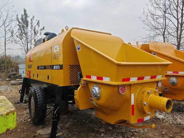 Quality 2012 Sany Used 6013 Trailer Pump ，Old Concrete Pump Tow Behind for sale