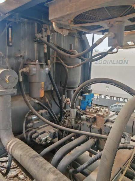 Quality 2012 Sany Used 6013 Trailer Pump ，Old Concrete Pump Tow Behind for sale