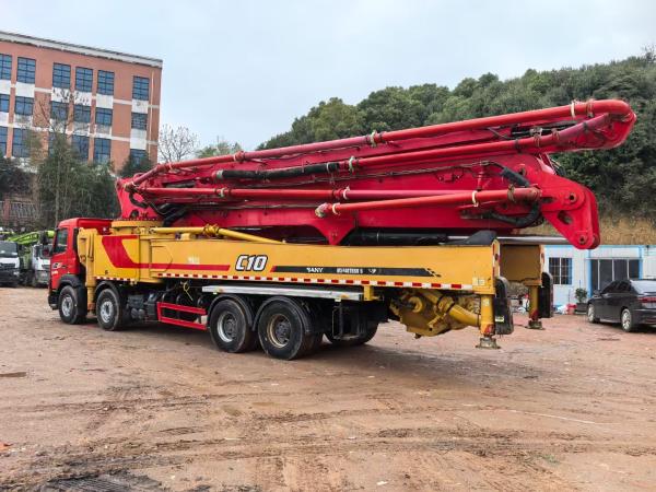 Quality SANY Used 62m concrete pump truck 2019 with VOLVO chassis for sale