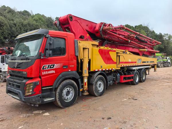 Quality SANY Used 62m concrete pump truck 2019 with VOLVO chassis for sale
