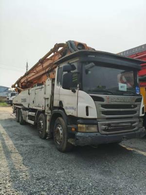 중국 2013 Zoomlion 중고용 콘크리트 펌프 스캐니아와 함께 56m 판매용
