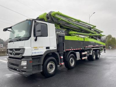 China Autobetoniera Zoomlion 56m con telaio Benz Usata 2018 Camion per cemento più venduto for sale