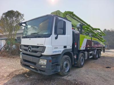 Cina Zoomlion 63m Truck montato pompa di calcestruzzo con Benz pompa Turck Usato 2019 in vendita