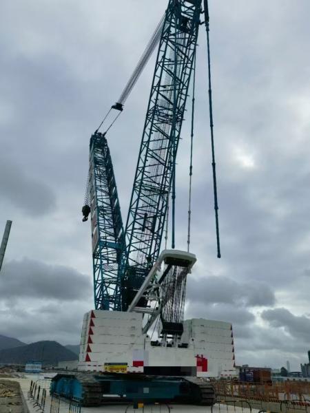 Quality 2019 SANY 400 Ton SCC-4000A Used Crawler Crane Hydraulic Straight Arm Type for sale