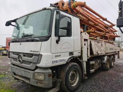 중국 2015년 줌라이언 중고 49미터 콘크리트 펌프 트럭 (벤츠 섀시) 판매용