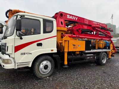 China 2013 Sany 21meter red used concrete pump with Benz Chassis for sale