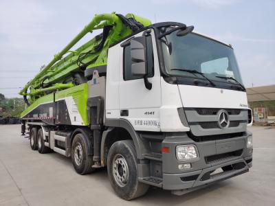 China 2019 Zoomlion 63m Camion pompa calcestruzzo con telaio Benz Camion usato for sale