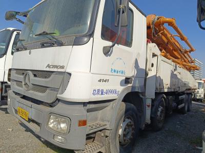 China 2014 Zoomlion Original Second Hand 52 Meter Green Concrete Pump with Benz for sale