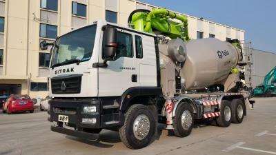 Cina Camion per miscelazione del calcestruzzo da 28 m con pompa Teila Marca 4 assi Euro V Standard in vendita
