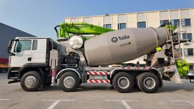 Cina Camion per miscelazione del calcestruzzo da 28 m con pompa Teila Marca 4 assi Euro V Standard in vendita