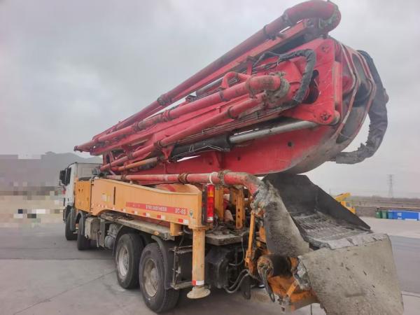 Quality USED SANY 49m Pump Truck In Mercedes Benz Chassis Concrete Pump Truck Constructi for sale