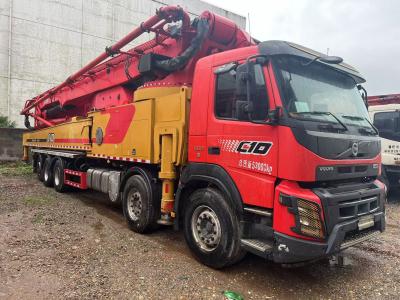 중국 산리 67미터 67M 콘크리트 펌프 트럭 볼보 중고용 펌프 트럭 2021 판매용