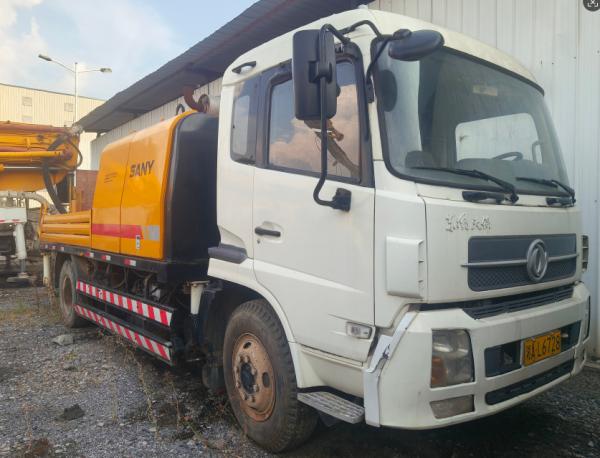 Quality Used 2012 Sany Truck Mounted Concrete Line Pump Concrete Machinery 90-18mpa for sale
