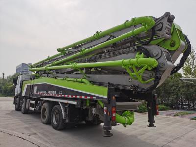 China Usato Zoomlion 63m camion pompa calcestruzzo con camion Benz Chassis 2019 for sale