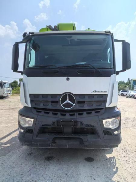 Quality ZLJ5440THBBE Used Zoomlion 63m Concrete Pump Truck With Benz Chassis Truck 2019 for sale