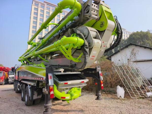 Quality ZLJ5440THBBE Used Zoomlion 63m Concrete Pump Truck With Benz Chassis Truck 2019 for sale