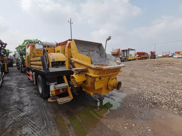 Quality 2021 SANY Old Concrete Line Pump Truck Second Hand Small Concrete Pump for sale
