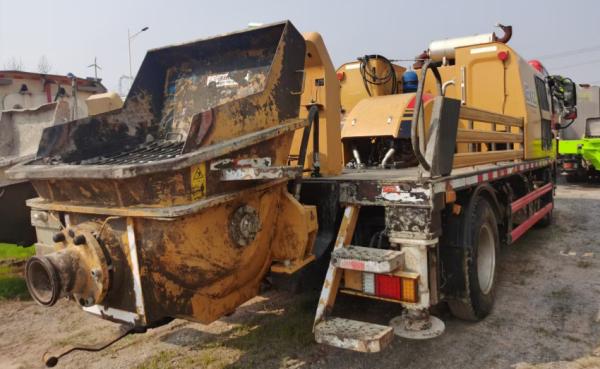 Quality Truck Mounted Used Concrete Line Pump 2020 SANY 18970CBM SY5143THBE for sale
