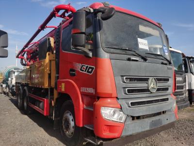 중국 Sany 43미터 43M 콘크리트 펌프 트럭 Sany 섀시 중고 펌프 트럭 2021 판매용