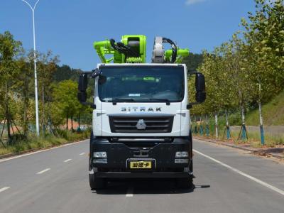 Cina Original Zoomlion camion montato pompa di cemento 60m Con Chassis Sitrak in vendita