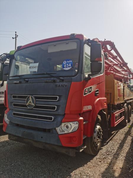 Quality SYM5290THBES Used 2021 Sany 43m Pump Truck With Sany Chasis Building Constructio for sale
