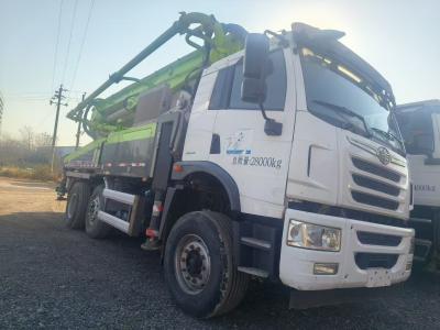 중국 사용 된 2020 Zoomlion 40m 펌프 트럭 FAW 차체로 뜨거운 판매 판매용
