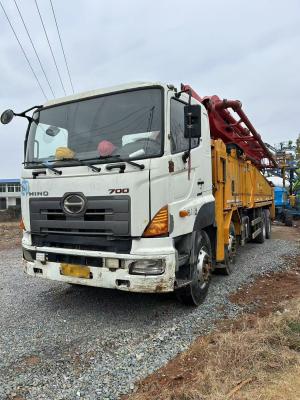 China 2012 Putzmeister usato camion pompa calcestruzzo 49m con telaio HINO for sale