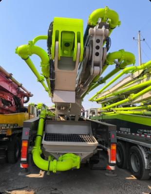Cina ZOOMLION 47m Used Concrete Pump Truck 2018 Truck Mounted Boom Pump in vendita
