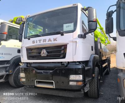 Cina ZOOMLION 47m Used Concrete Pump Truck 2018 Truck Mounted Boom Pump in vendita