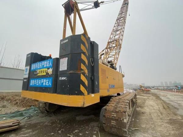 Quality 2020 XCMG 75t Used Crawler Crane Lifting Machinery for Construction Sites for sale