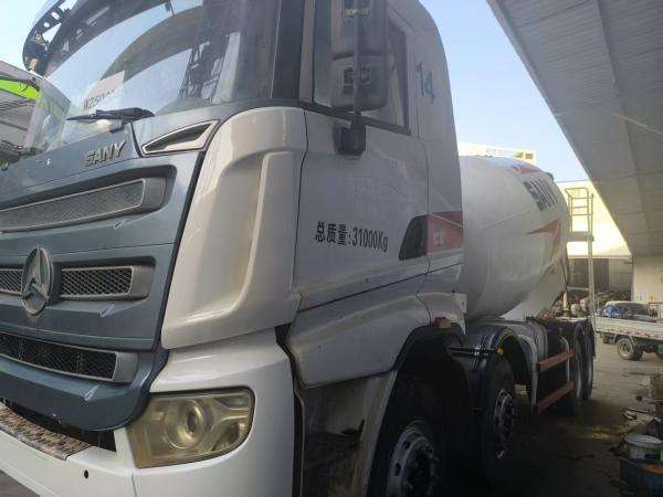 Quality Sany 2017 12cbm Used Concrete Mixing Vehicle Cement Mixer Trucks With Sany for sale
