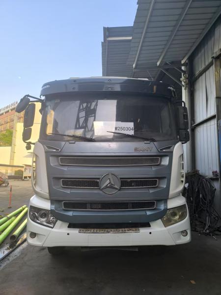 Quality Sany 2017 12cbm Used Concrete Mixing Vehicle Cement Mixer Trucks With Sany Chasis for sale
