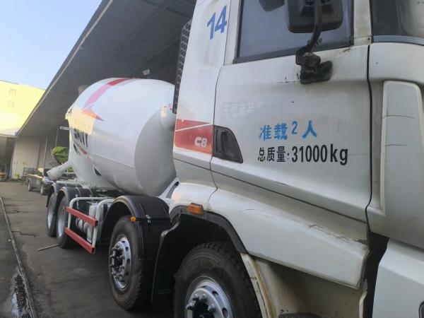 Quality Sany 2017 12cbm Used Concrete Mixing Vehicle Cement Mixer Trucks With Sany for sale