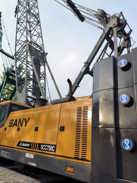 Quality 75T Used 2018 Sany Hydraulic Crawler Crane ‌‌‌‌Second Hand Strong Lifting for sale