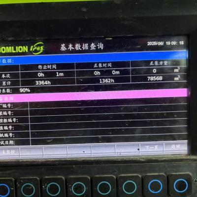Cina Camion per pompe di cemento usato 2020 Zoomlion 63m 63 metri con chassis Mercedes Benz in vendita