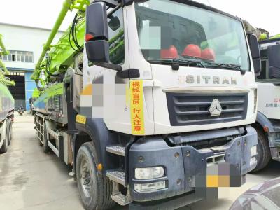 China Zoomlion 2020 ZLJ5351THBKE 50m Second Hand Concrete Pump Truck on Sitrak Chasis for Heavy-duty Construction for sale