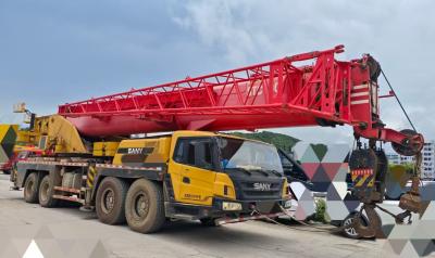 Sany 80T Truck Crane 2019 Used 80 Tons 80T5 Main boom Length 44 meters Heavy Lifting Crane