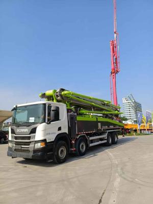 China 4 Assen Betonpompwagen 2020 Zoomlion 56m pomp Met Scania chassis Te koop