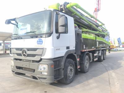 중국 ZOOMLION 56m 펌프 트럭 메르세데스-벤츠 차시 콘크리트 펌프 좋은 상태 즉시 배달 판매용