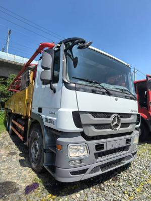 중국 사용 된 SANY 49m 붐 펌프 트럭 메르세데스 차시 2019 판매용