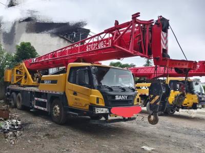 China 2022 SANY STC250E5-1 25T Gebruikte vrachtwagen kraan met 38m boom Te koop