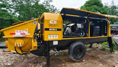 중국 2017 Sany 8018 디젤 트레일러 장착 콘크리트 펌프 판매용