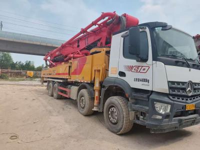 China 2020 Used SANY 62m Concrete Pump Truck Mercedes-Benz Chassis for sale