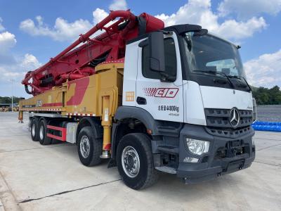China 2020 Used Sany 62M Concrete Pump Truck Mercedes Benz Chassis for sale