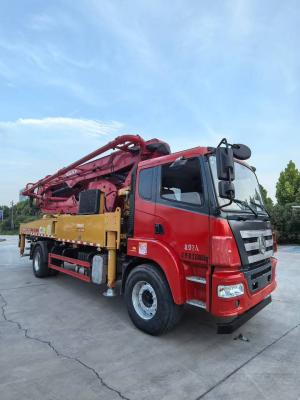 中国 2020年 Sany 37m 中古 コンクリートポンプ トラック Euro V 2 アクセル 販売のため