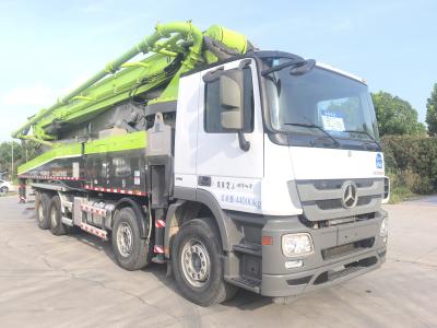 중국 2018년형 메르세데스 벤츠 섀시의 줌라이언 56M 콘크리트 펌프 트럭 판매용