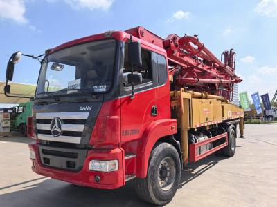 China Used 2019 Sany 37m Concrete Pump Truck with Benz Chassis for sale