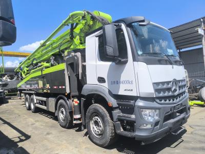 China Used 2021 Zoomlion 63M Concrete Pump Truck with 5-Section Z-Type Folding Boom and 170-180 m³/h Output for sale
