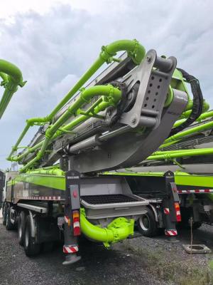 China Used 2019 Zoomlion ZLJ5440THBBE 56m Truck-Mounted Concrete Pump with Z-Shape 5-Section Folding Boom and 365° Continuous Rotation for sale